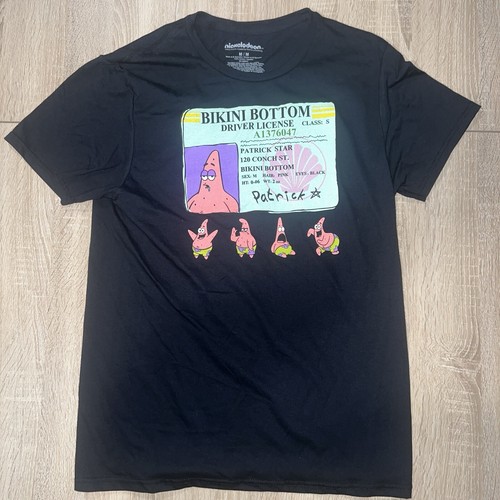 SpongeBob SquarePants Patrick Bikini Bottom Drivers License T-Shirt ...