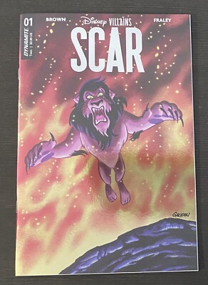 Disney Day Villains Scar #1 FOIL Exclusive 2023 Variant Comic Book Lion ...
