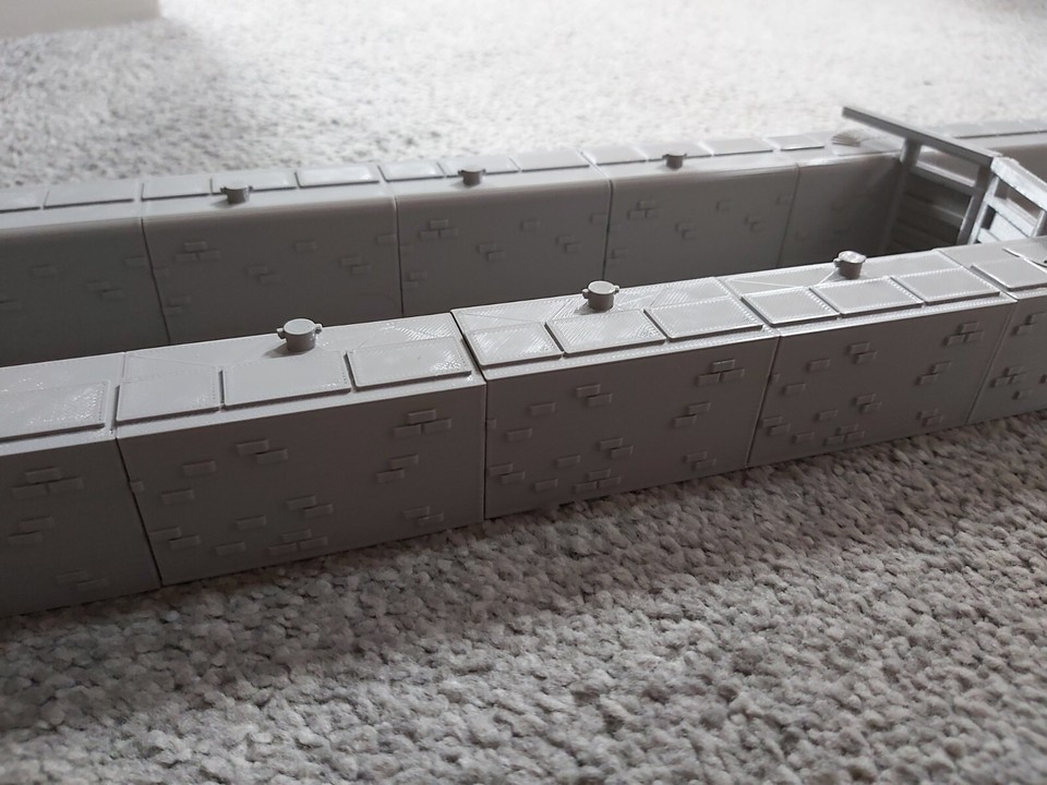OO Gauge Model Railway Canal Lock Scenery Kit Modular Lock Gates ...