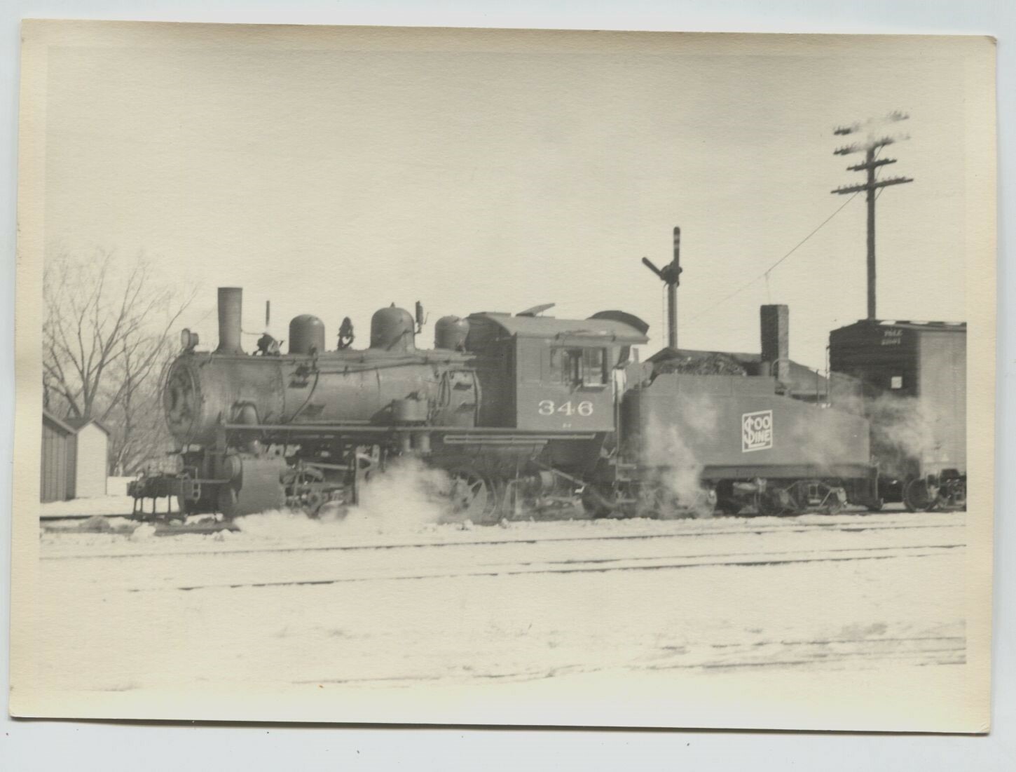 Vintage Original 1950's Soo Line Steam Engine #346 5x7 photo | eBay