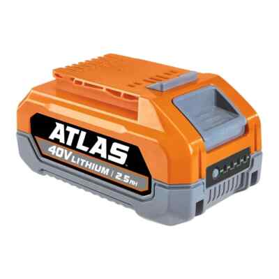 Atlas power tools Lithium battery 40V / 2.5Ah / X2 runtime / 57008 | eBay
