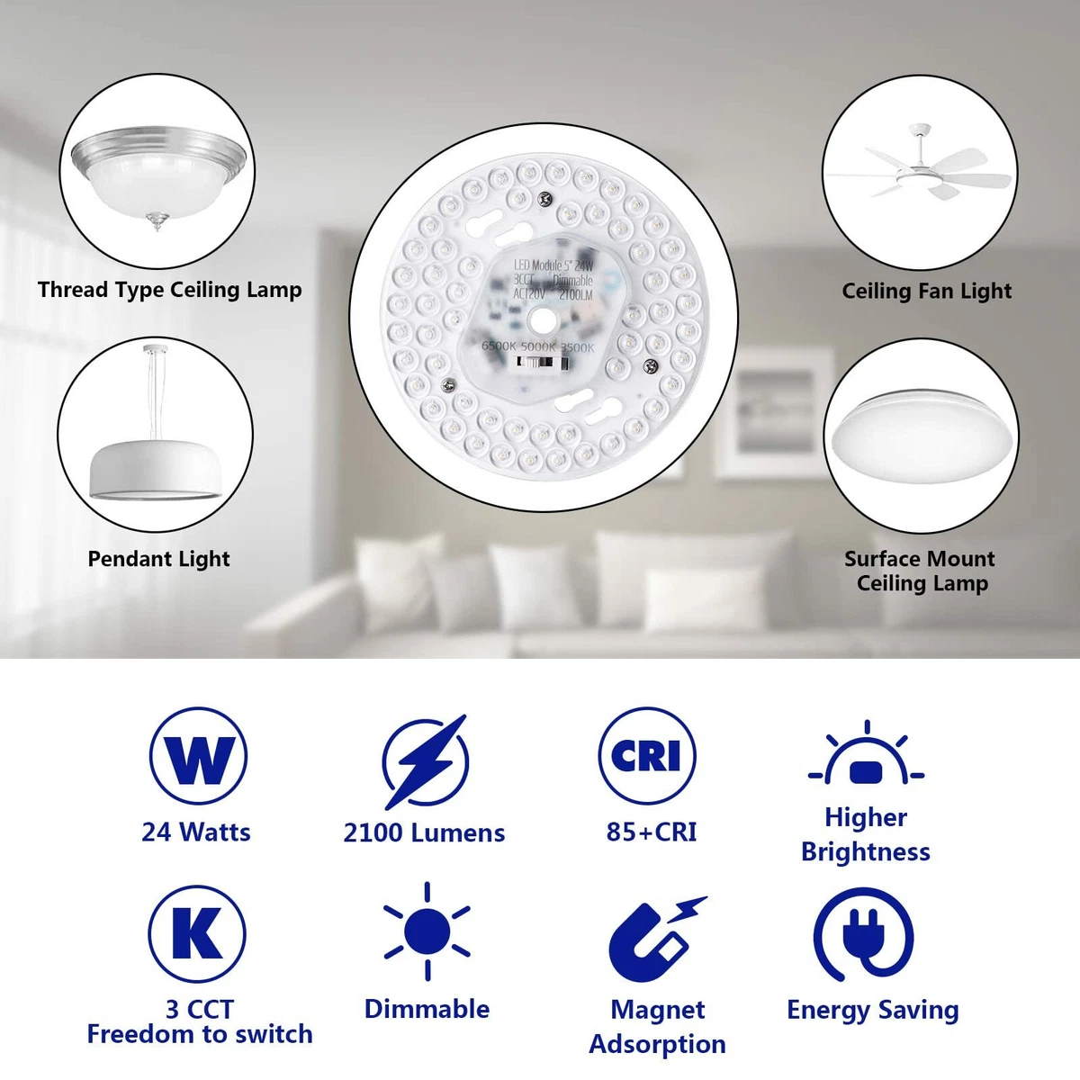 How To Change Ceiling Light Led | Shelly Lighting