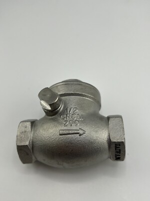 FNW FNW16B200D 1/2 in. 200 WOG Stainless Steel Thread Check Valve,FNW ...