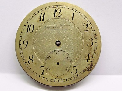 Antique Knickerbocker 7 jewels/Adj/2 Position Pocket Watch /Movement ...