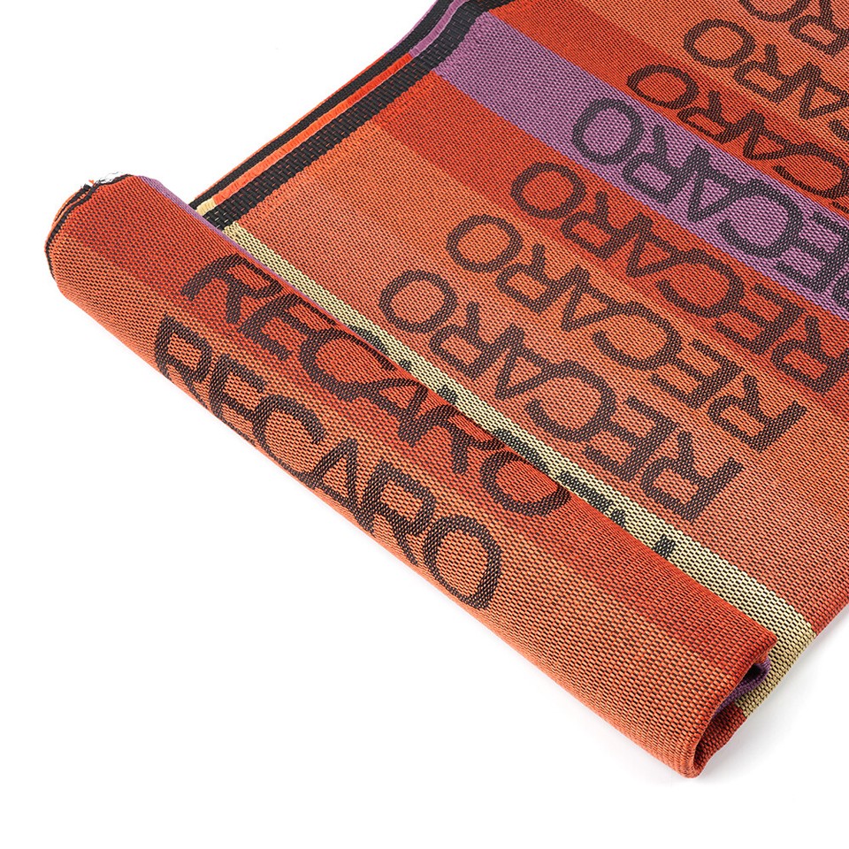 2M×1.6M Orange JDM Recaro Fabric Cloth For Car Seat Panel Armrest ...