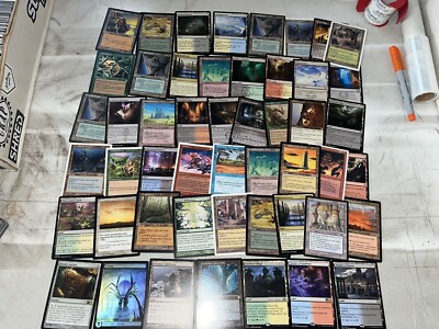 MTG Mana +Boost/ NON-Basic LAND Adjacent Magic the Gathering Card lot ...