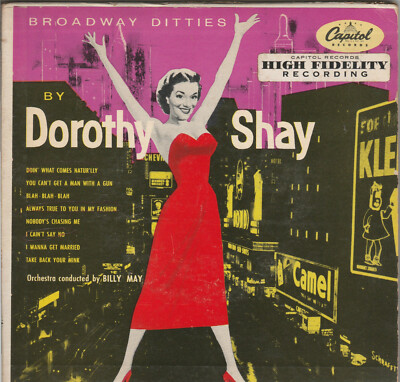 Dorothy Shay Billy May Orchestra Capitol Recs Broadway Ditties Double 7 ...