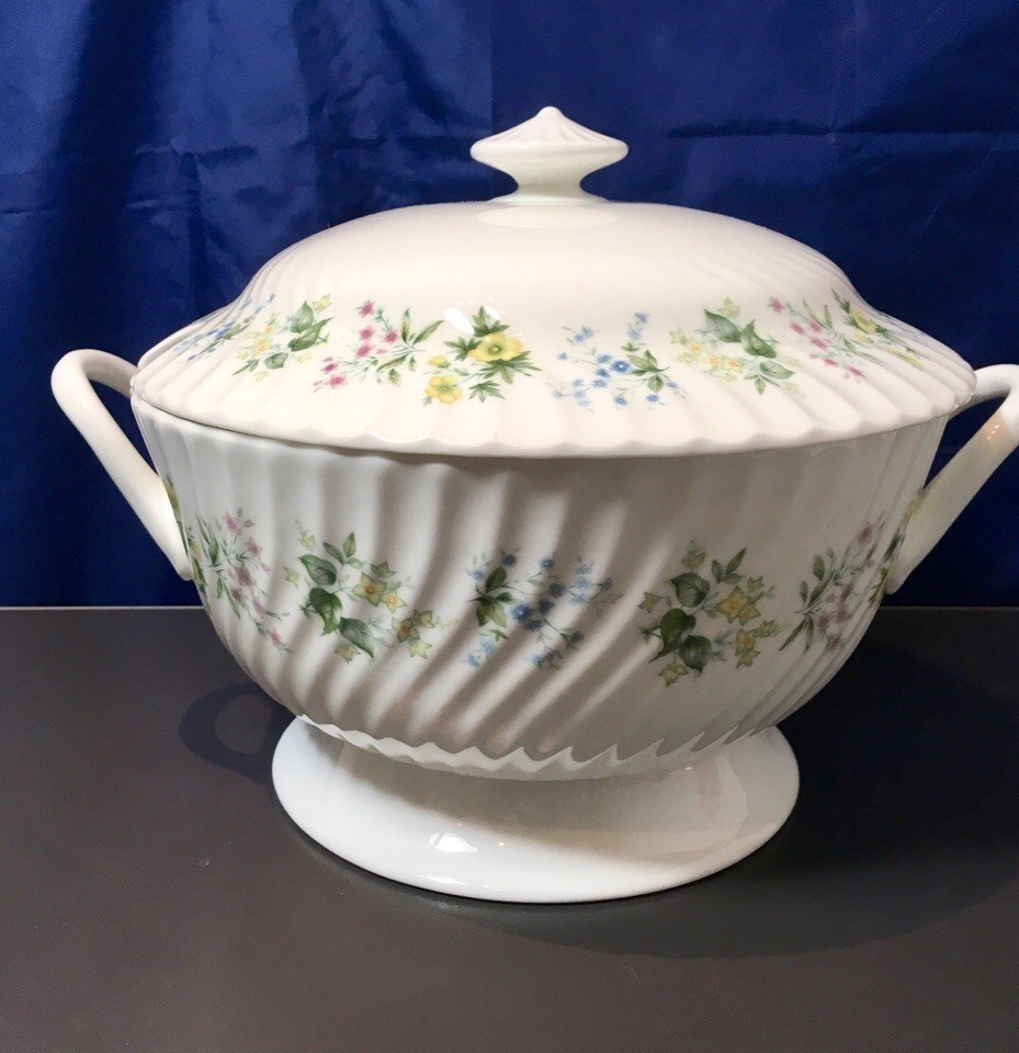 Minton Spring Valley Soup Tureen With Lid in Fine Bone China Zuppiera ...