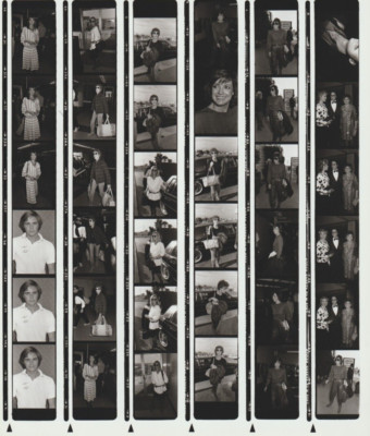 Contact Photo Sheet & Negatives Burnett Cheryl Ladd Adams Christopher ...