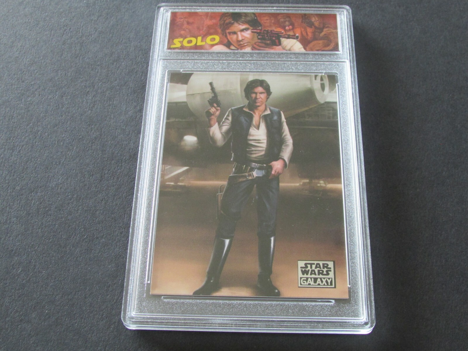 2018 Topps Star Wars Galaxy Han Solo Card #60 Custom Slab | eBay