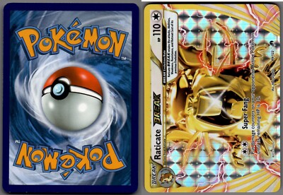 2016 Pokemon, XY BREAKpoint, #089/122 Raticate BREAK, Holo Rare Break ...