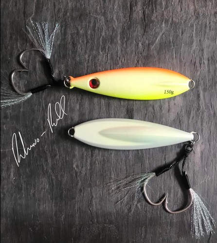 Slow Jig, Metal Jigging Lure Perfect for Bass Pollock Ling Cod 150g SPJ ...