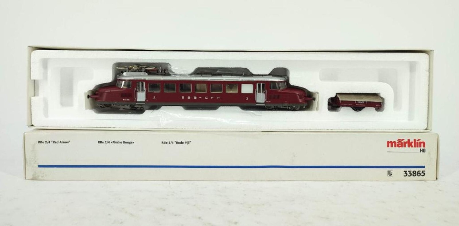 Marklin 33865 Swiss Red Arrow HO Scale Railcar | eBay