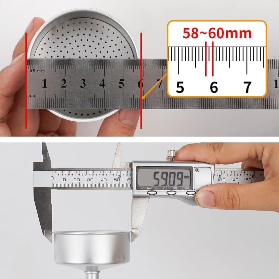 Moka Pot Dosing Funnel, 54Mm Stovetop Espresso Coffee Maker ...