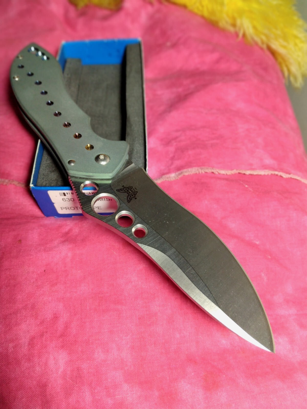 Benchmade🦋 630 ⚡Skirmish⚡ 'Blackwood' (TITAN/s30v) 🔥*PROTOTYPE🔥 NEW! 🎁 ...