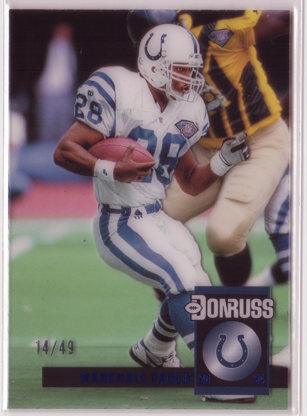 2024 Panini Clearly Donruss - Clearly Retro 1994 Marshall Faulk #10 ...