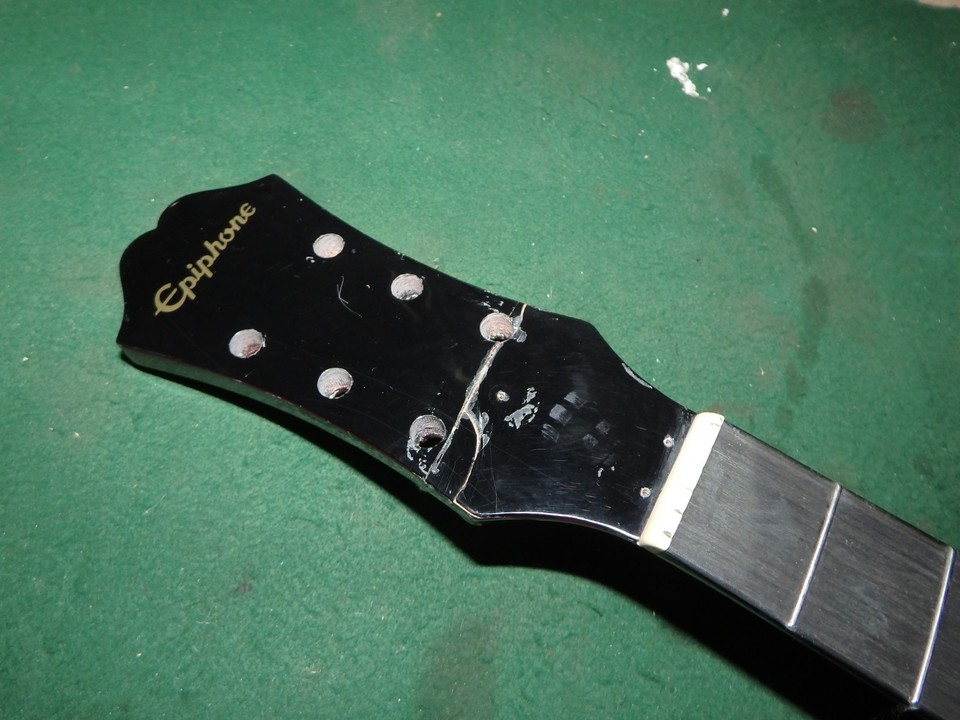 Epiphone PR-150 acoustic guitar WRB (Wine Red Burst) Broken Head Stock ...