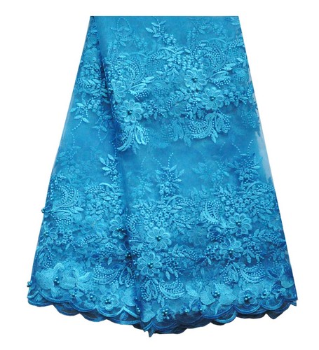 African Lace Net Fabrics Nigerian French Fabric Embroidered and Beading ...