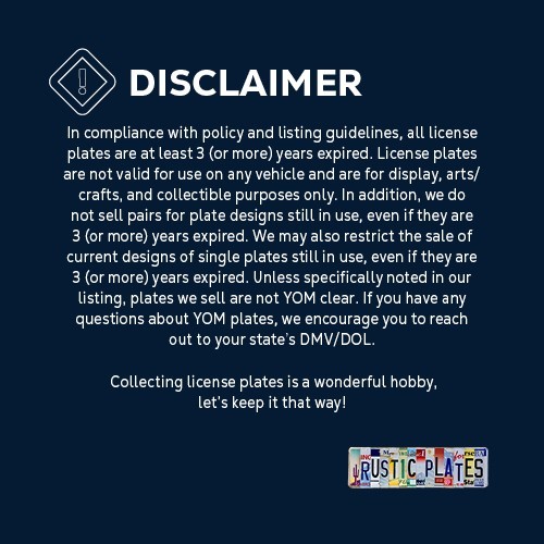 1965 Alabama Amateur Radio License Plate | eBay UK