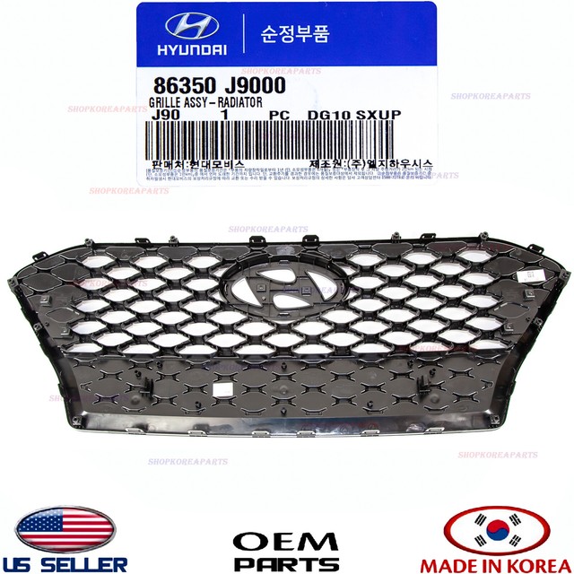 OEM Genuine 86350J9000 Front Hood Radiator Grille for Hyundai 2018 ...