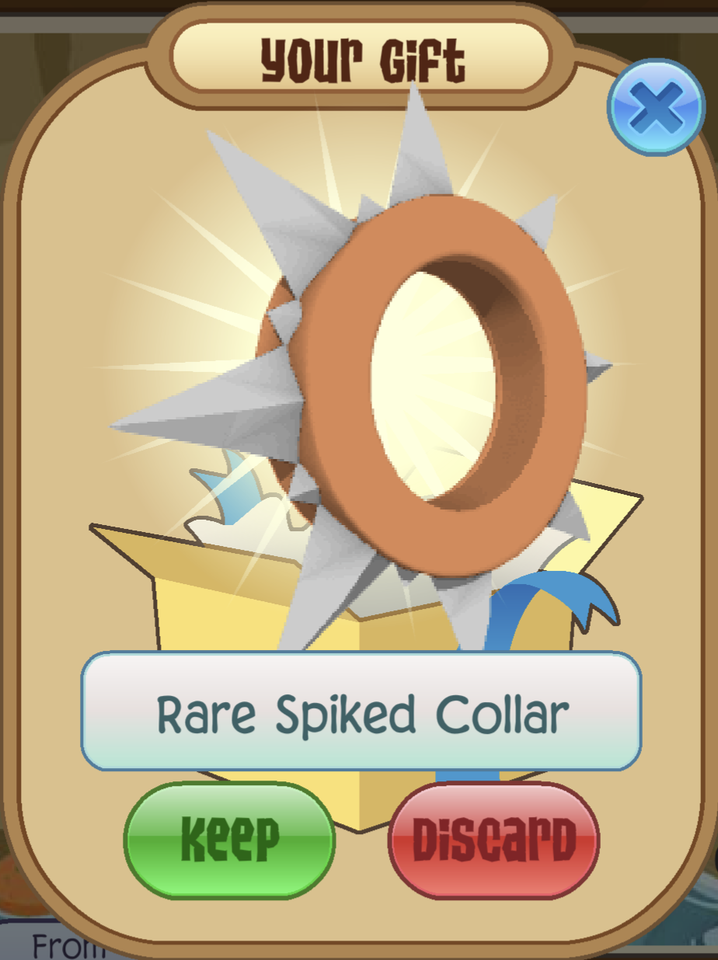 Animal Jam Classic (AJC) | Rare Long Spiked Collar (READ DESCRIPTION ...