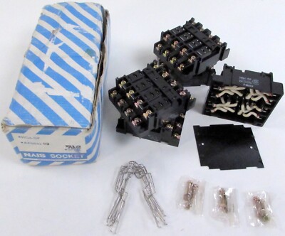 Lot of 5 - NEW Nais HG4-SF Terminal Relay Socket 15A 250VAC | eBay