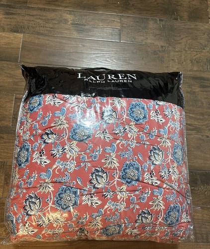 New Ralph Lauren Dominique Red Floral Full/Queen Comforter Set 3pc | eBay