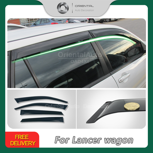 Premium Weather Shields Weathershields Window Visors for Lancer Wagon ...