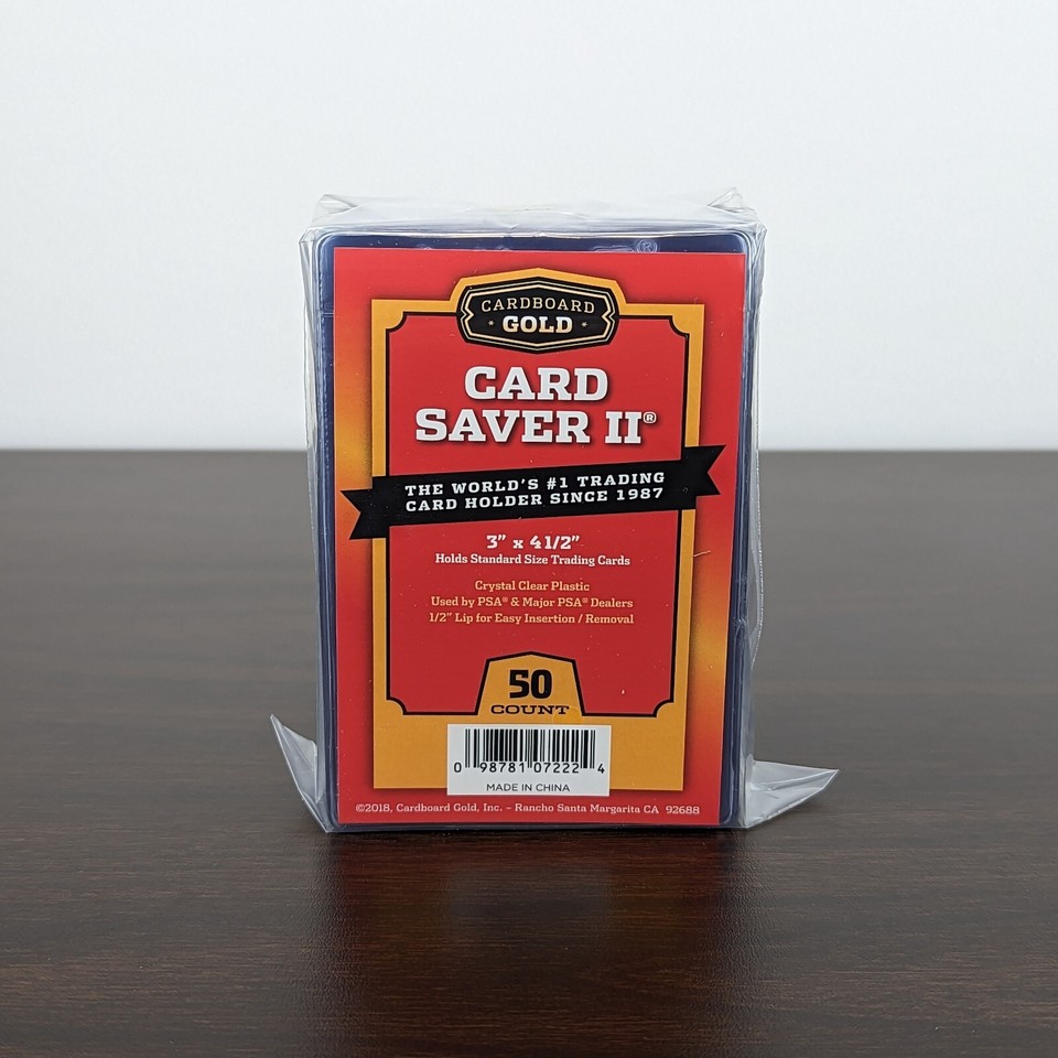 Cardboard Gold CARD SAVER 2 Trading Card Holders 50 Count SEALED | eBay