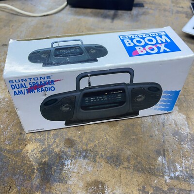 AM FM Suntone Baby Boombox Model RR2000 Portable Light Music NIB ...
