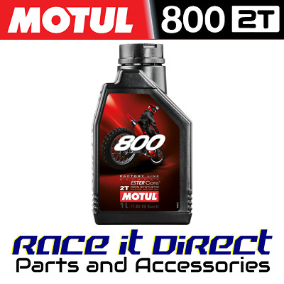 Motul 800 Off Road 2T Oil for Benelli Pepe 50 1998-2003 2 Stroke 1 ...
