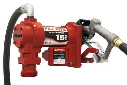 Fill-Rite Fr1210h Fuel Transfer Pump, 12Vdc, 15 Gpm, 1/4 Hp, Cast Iron ...