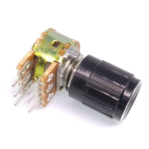 10 Units 10K B10K OHM Linear Taper Rotary Dual Potentiometer POT Black ...