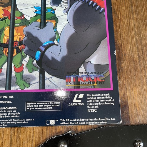 RARE Teenage Mutant Ninja Turtles - Double Feature! Laserdisc 1998 TMNT ...