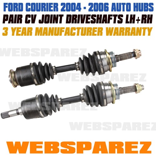 LEFT & RIGHT CV Drive Shafts For Mazda B Series, Ford Courier, With ...