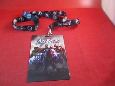 Marvel Avengers Video Game XBox One PS4 GameStop Employee Promo Lanyard ...