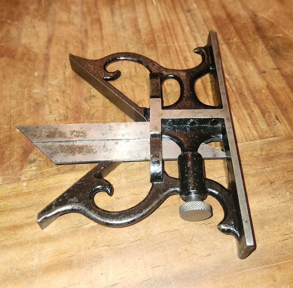 Vintage Chaplin's Patent Standard Tool Co. Combination Square & Center ...