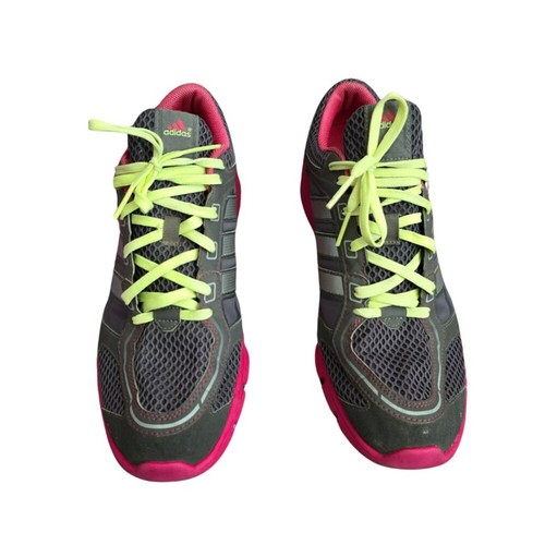 Adidas Jett Breeze Gray Pink Running Trainer Sneakers Women's Shoes 12 ...