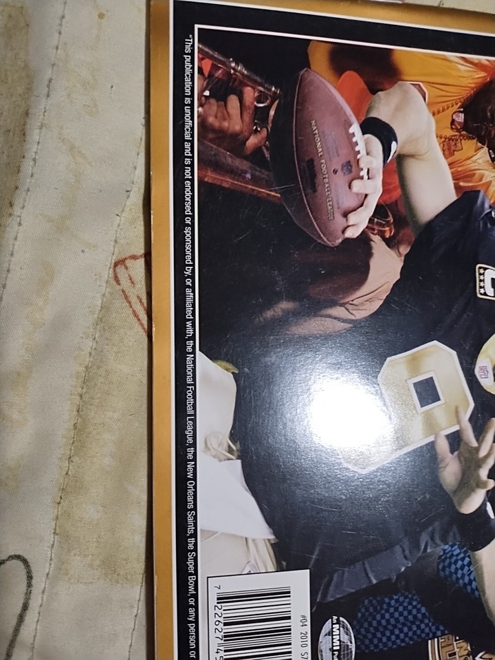 New Orleans Saints Superbowl Champions Magazine | eBay