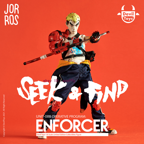 Devil Toys X Jor Ros 1/6 Scale ENFORCER Unit-088 Collectible Action ...