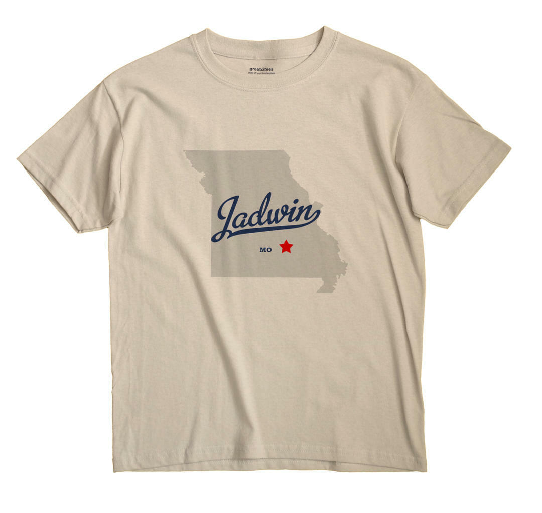 Jadwin Missouri MO T-Shirt MAP | eBay