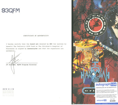 Queensryche Operation Mindcrime 'Livecrime" Box Set SIGNED, Box only ...