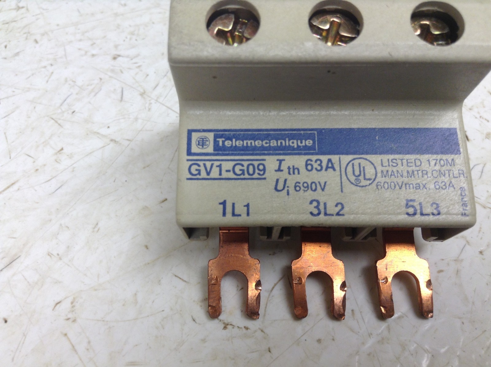 Telemecanique GV1-G09 Starter Terminal Block GV1G09 | eBay