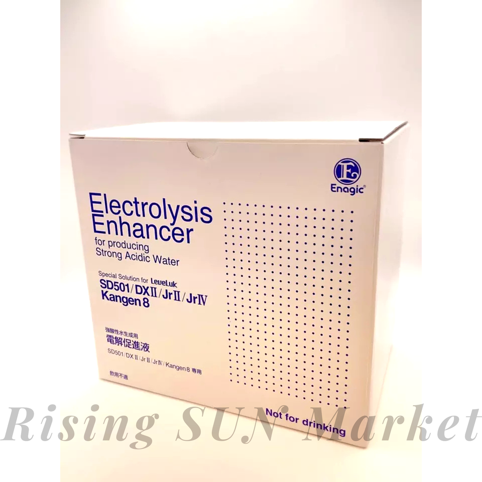 Electrolysis Accelerating Solution Enagic Set of 6 KANGEN8, SD501, DXⅡ ...