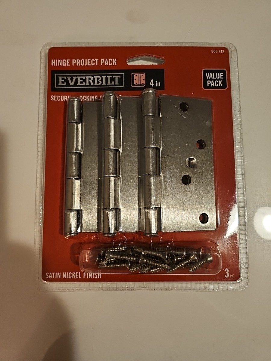 Everbilt Hinges Everbilt 3 1/2 In. X 5/8 In. Radius Matte Black