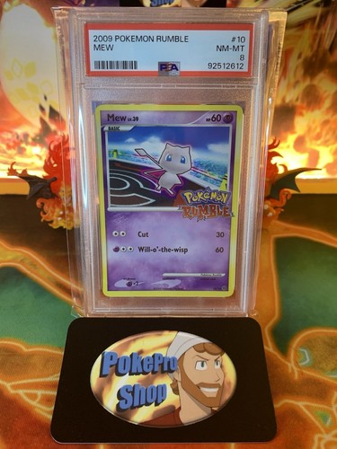 2009 Pokemon Rumble Mew 10/16 - PSA 8 NM/MT | eBay