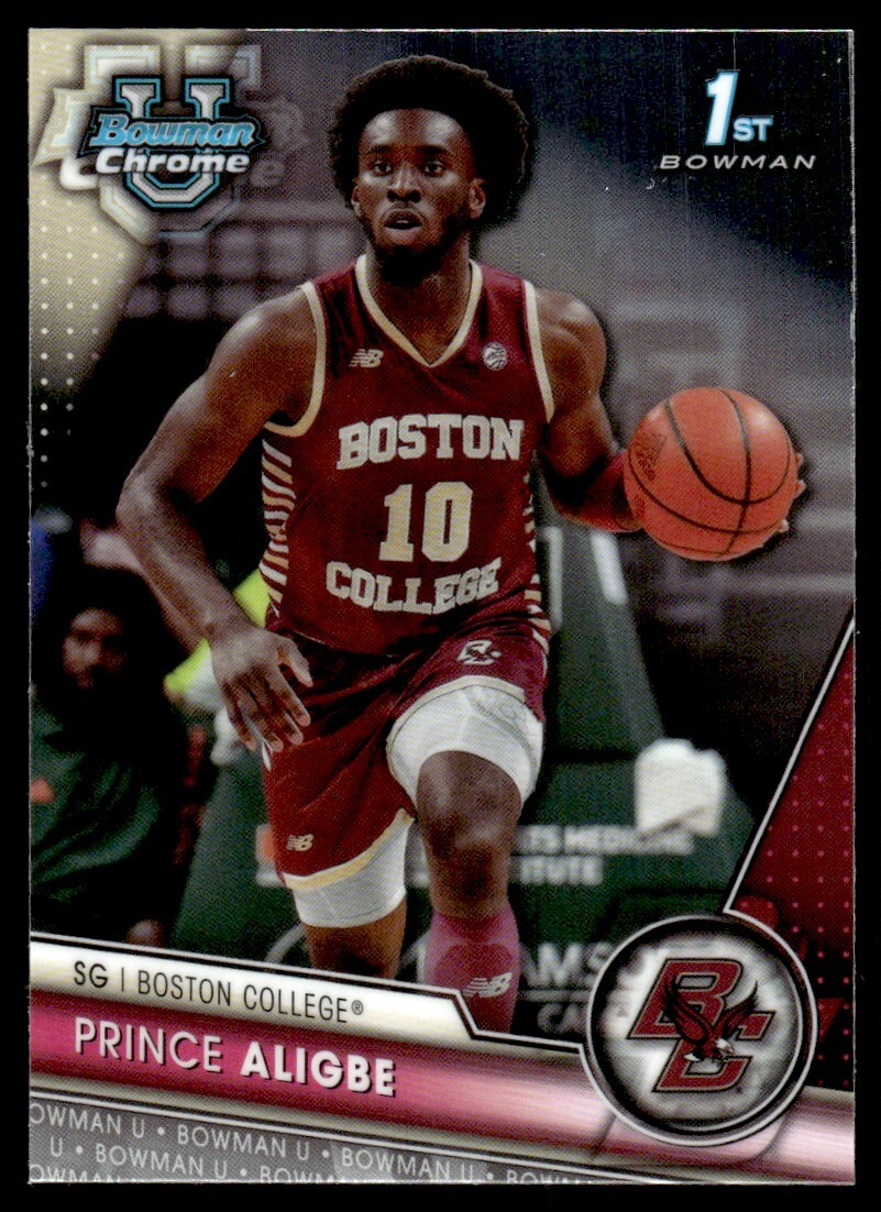 2023-24 Bowman Chrome University 1st Bowman Prince Aligbe Boston ...