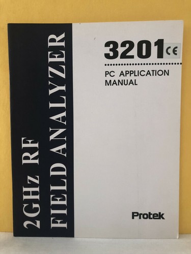 Protek 3201 2GHz RF Field Analyzer PC Application Manual | eBay