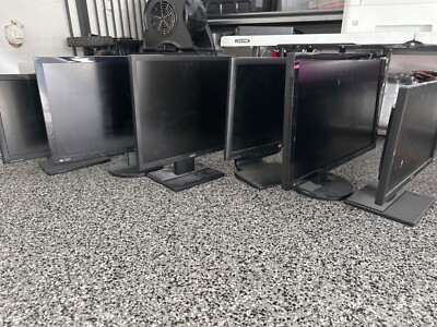 (6) computer monitors - mixed sizes and brands | eBay