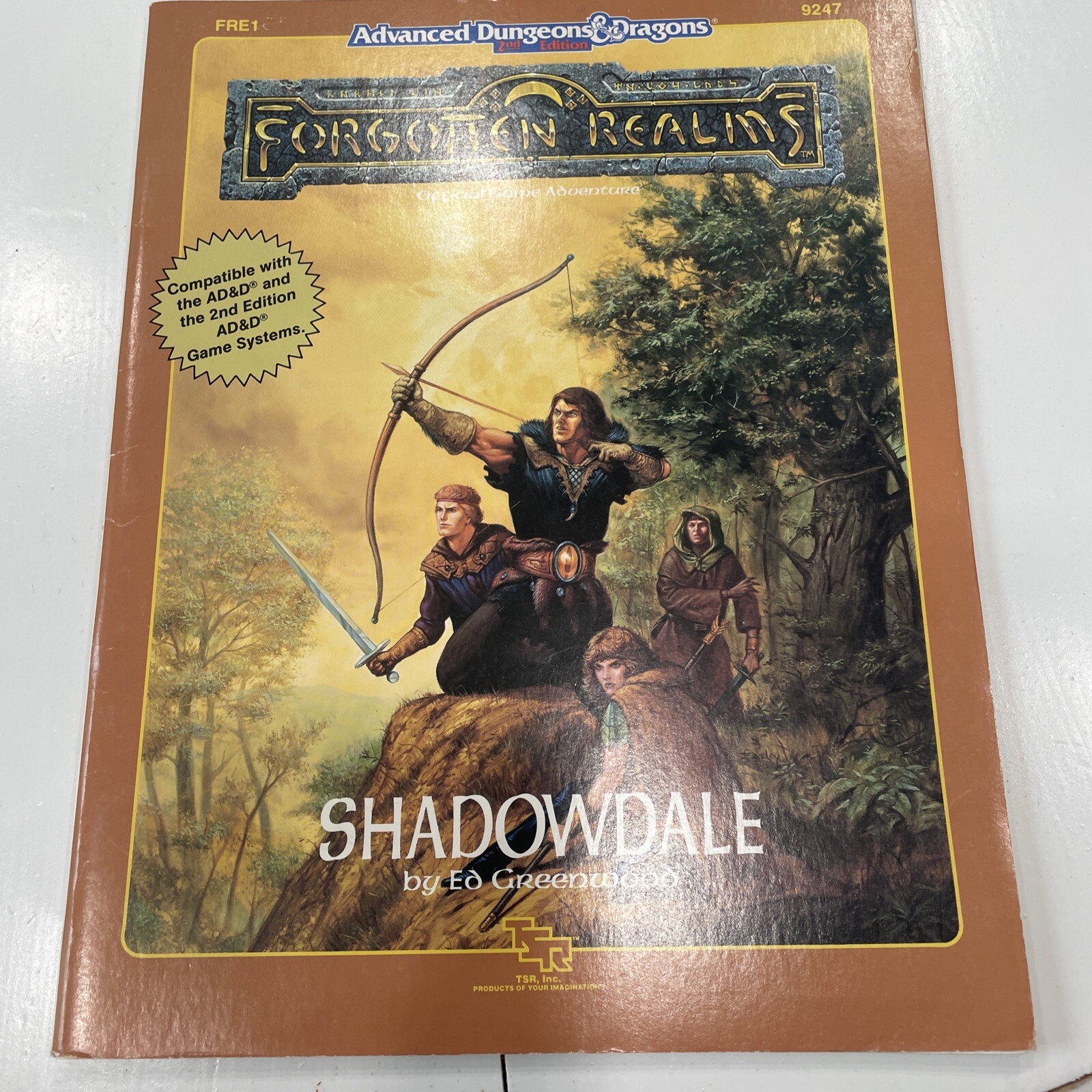 Advanced Dungeons and Dragons 2nd Ed. Forgotten Realms Shadowdale Fre1 ...